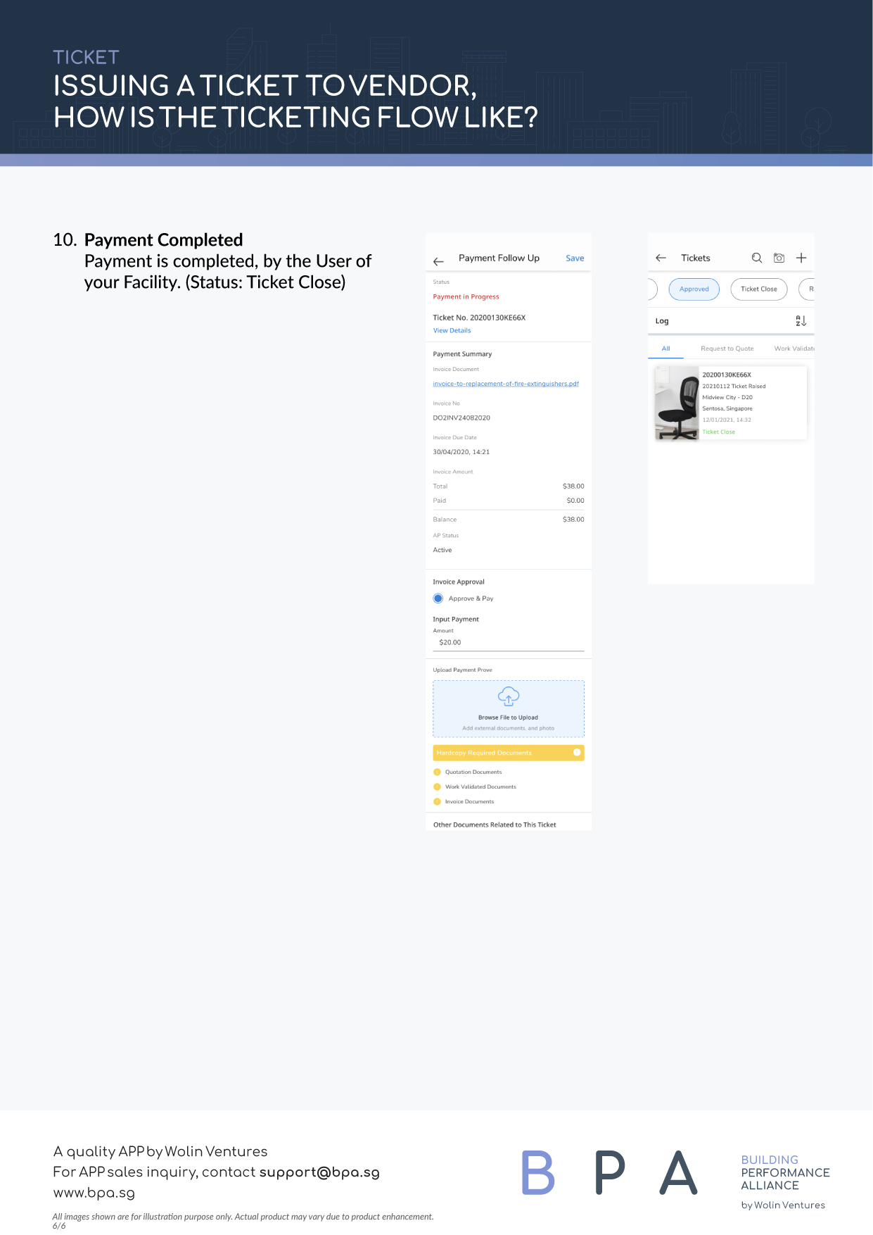 Issuing a Ticket to Vendor, how is the ticketing flow like? – BPA ...